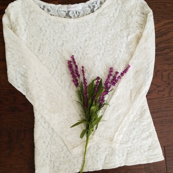 Ellen Ashley | Tops | Vintage Ellen Ashley Ivory Lace Top | Poshmark